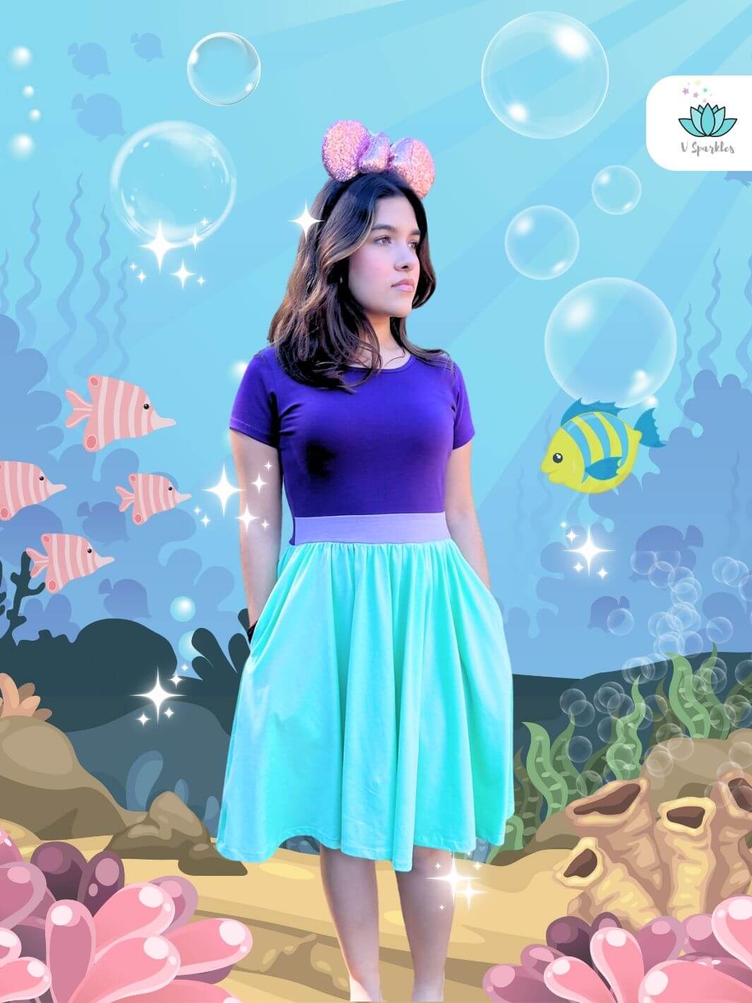Mermaid Princess Dress for Women!